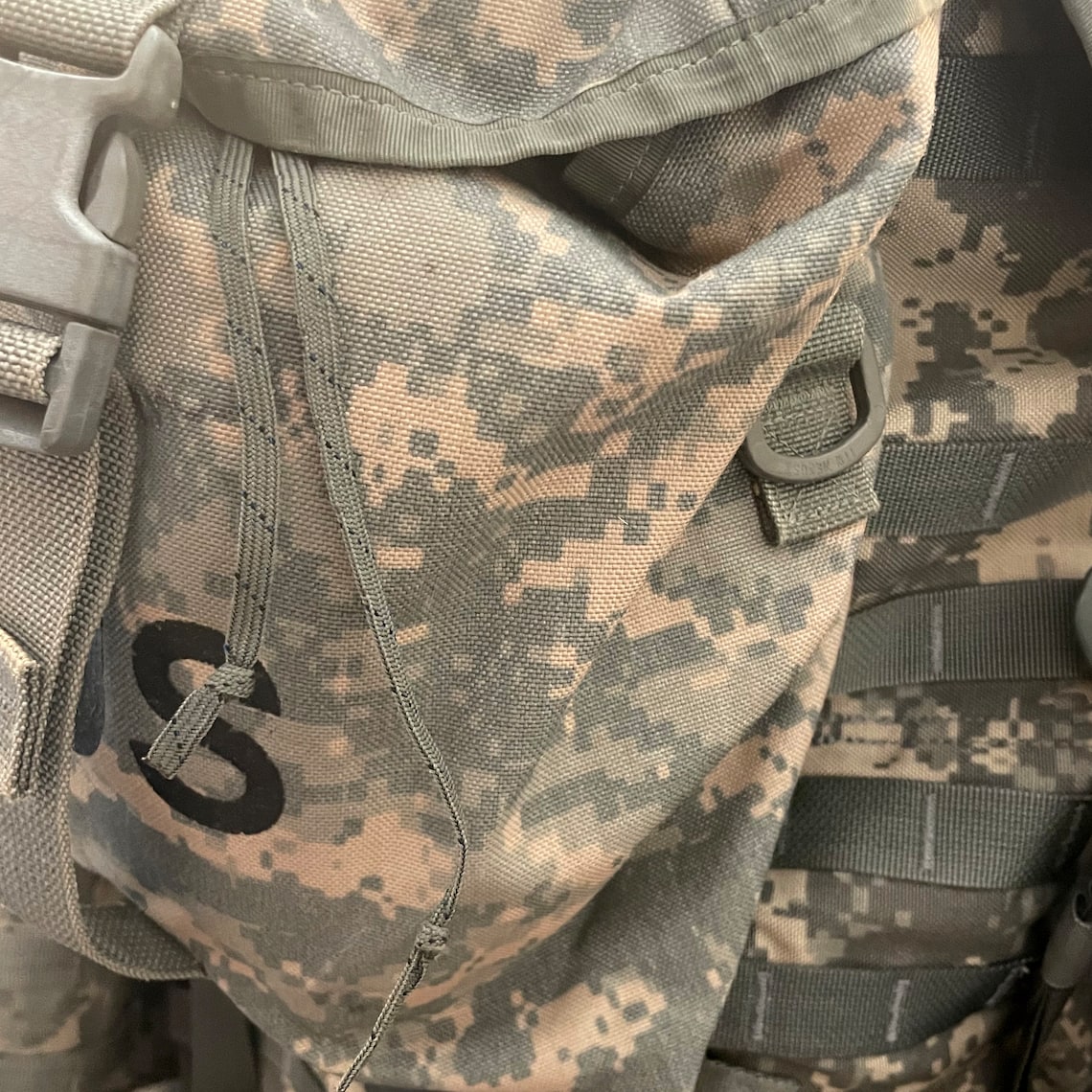 USGI Military ACU Molle II Improved Rucksack / Large Field Pack Set ...