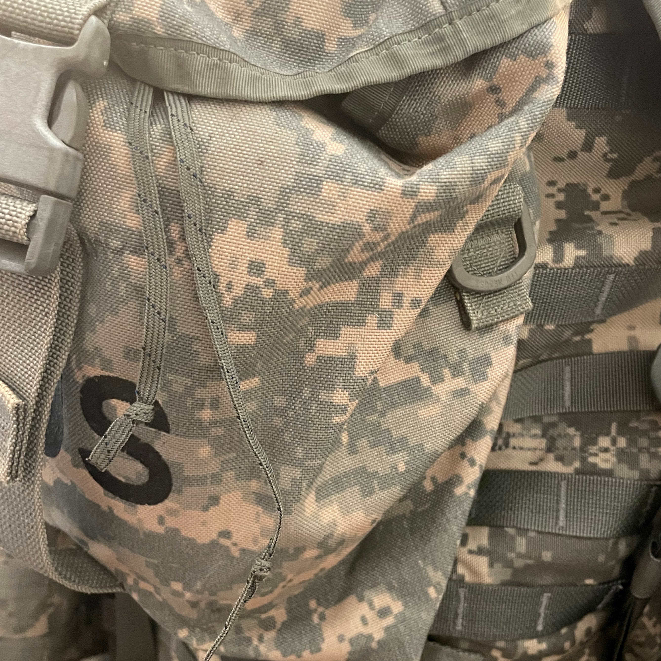 USGI Military ACU Molle II Improved Rucksack / Large Field Pack Set ...