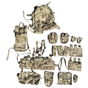 USGI Molle II Assault Pack Scorpion OCP W/stiffener & Rifleman Set ...