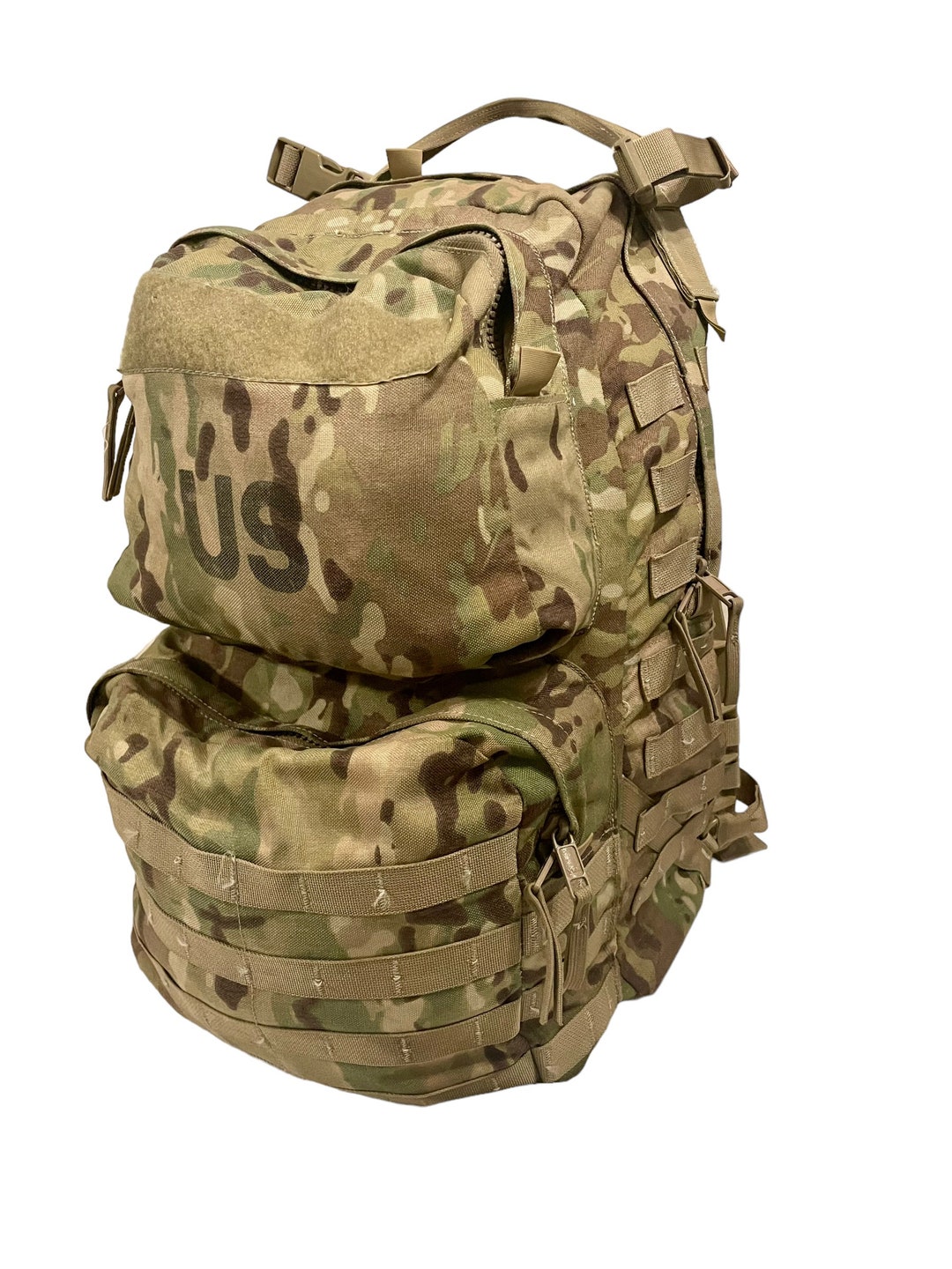 USGI Molle II Medium Rucksack Complete Assembly OCP Multicam Excellent ...