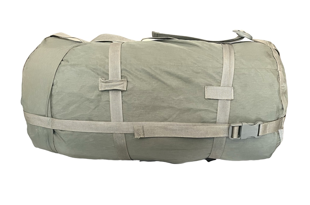 USGI Military Large Compression Stuff Sack Foliage Green / Gray 8465-01 ...