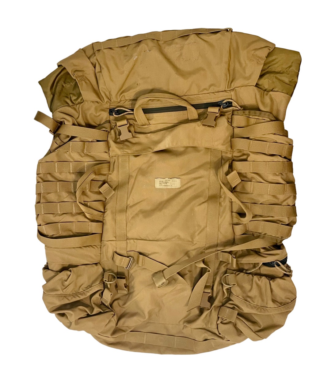 USMC Coyote FILBE System Large Rucksack Main Field Pack No Frame Molle ...