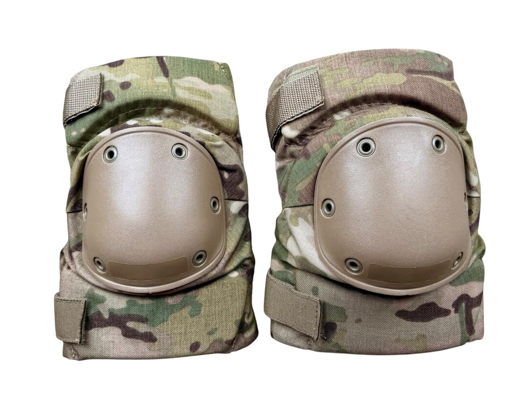 USGI OCP Army Knee Pads Multicam Size Medium USA 8415-01-587-6335 - Etsy