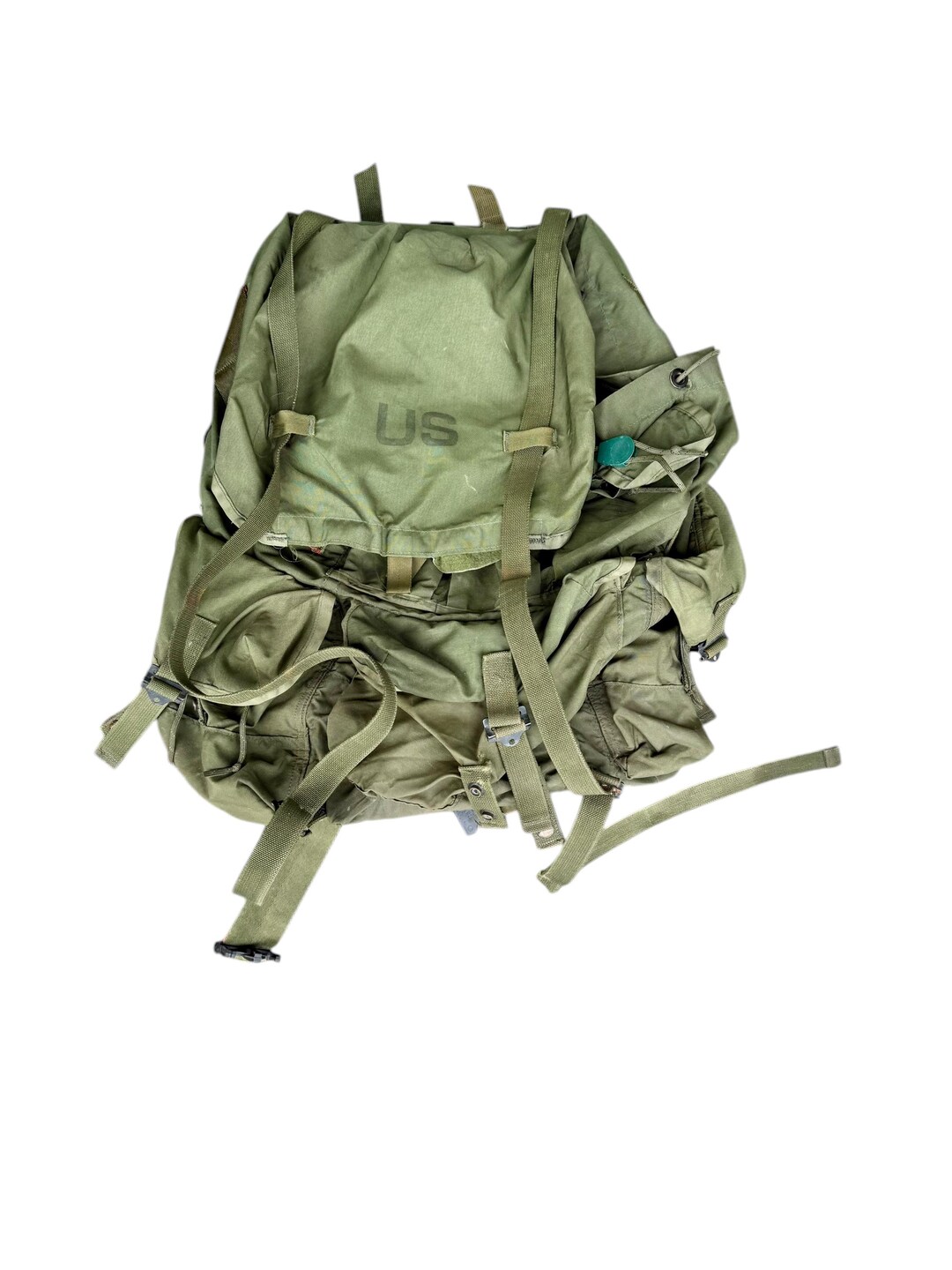 Large ALICE LC-1 Nylon Combat Field Pack W/ Frame & Kidney Belt Army ...