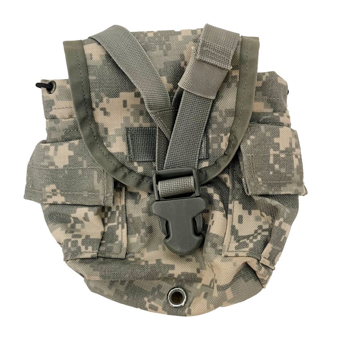 Authentic U.S Military Fighting Load Carrier Vest W/ 4 Molle II Pouches ...