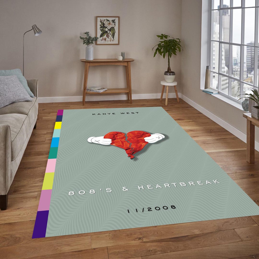 Kanye West Rug,musıc Rug,album Cover Rug,kanye West,colorful Rug,custom ...