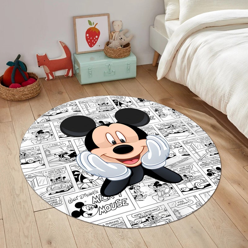 Mickey Mouse Rug Carpet - Etsy