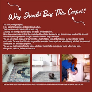 Red Afghan Rug,farmhouse Decor,housewarming Gift,6x9 Printed Area Rug ...