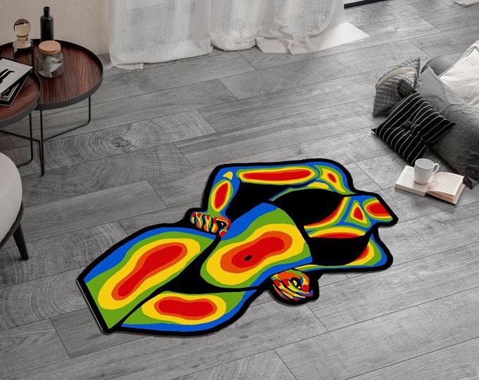 Monochromatic, Thermal Women's Body Tufted Rug - Etsy