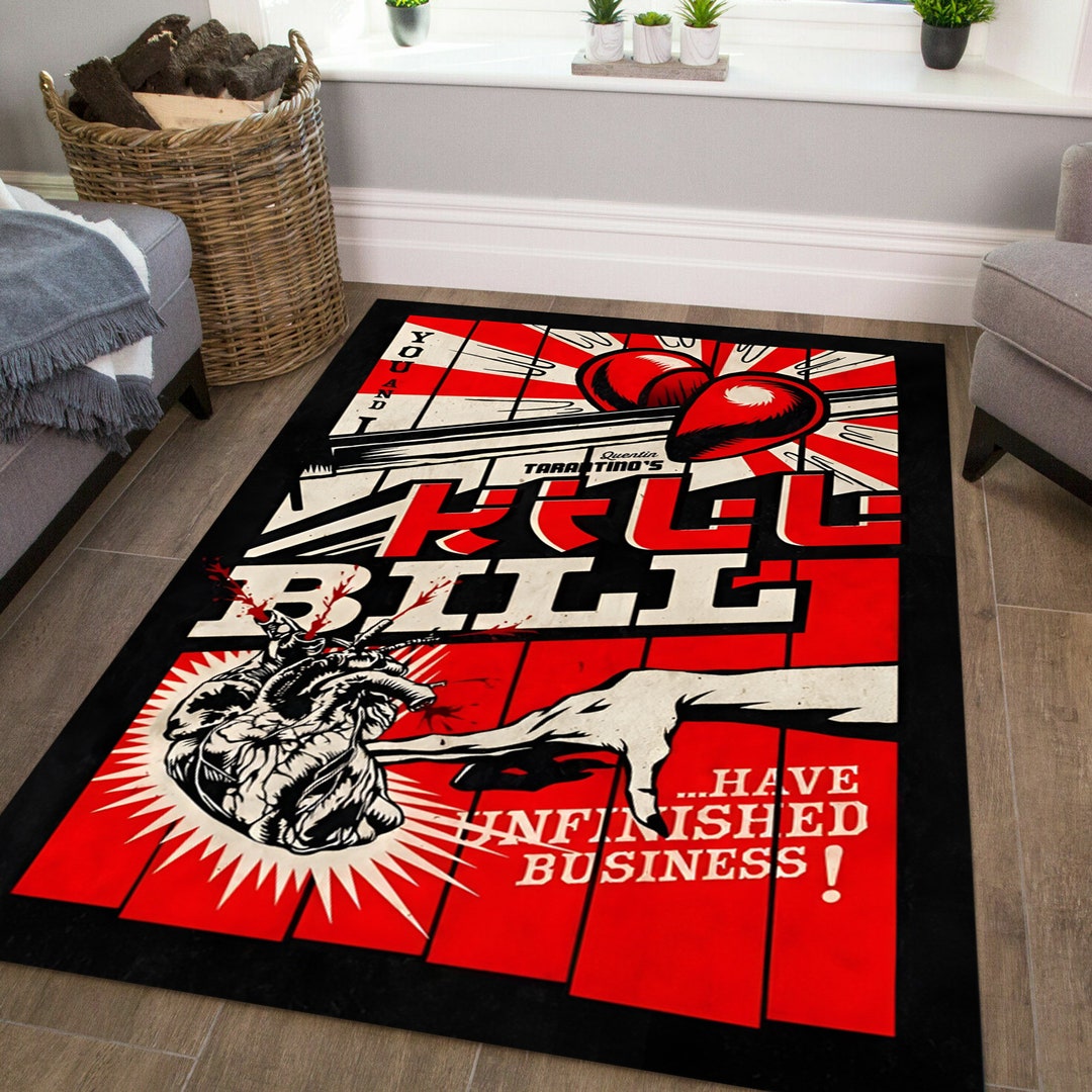 Custom Rug,movie Rug,kill Bill Poster Rug,livingroom Rug,teenagers Room ...