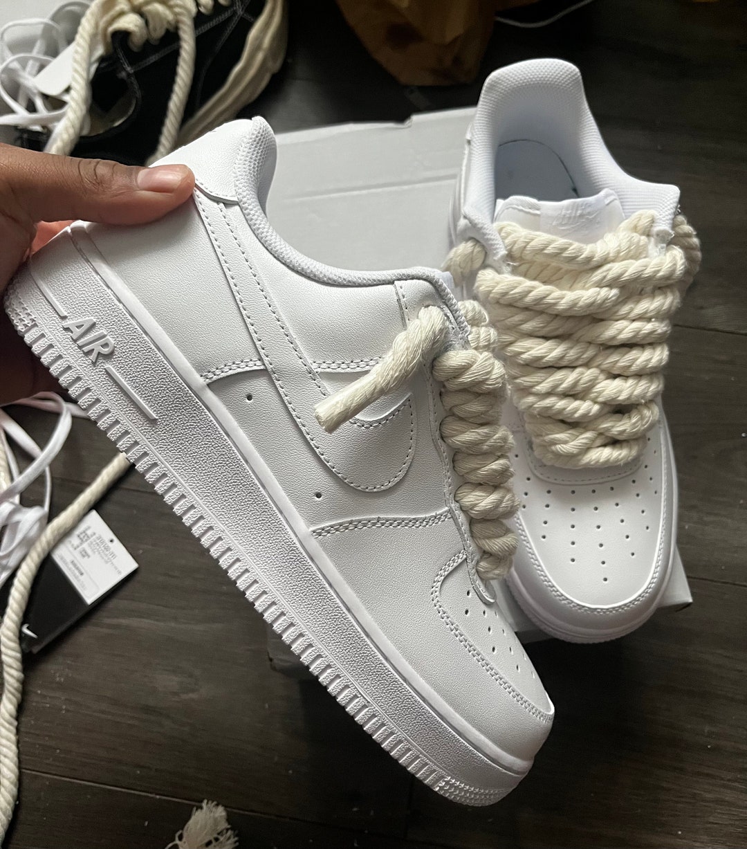 Air force 1 custom rope lace AF1 - Etsy France
