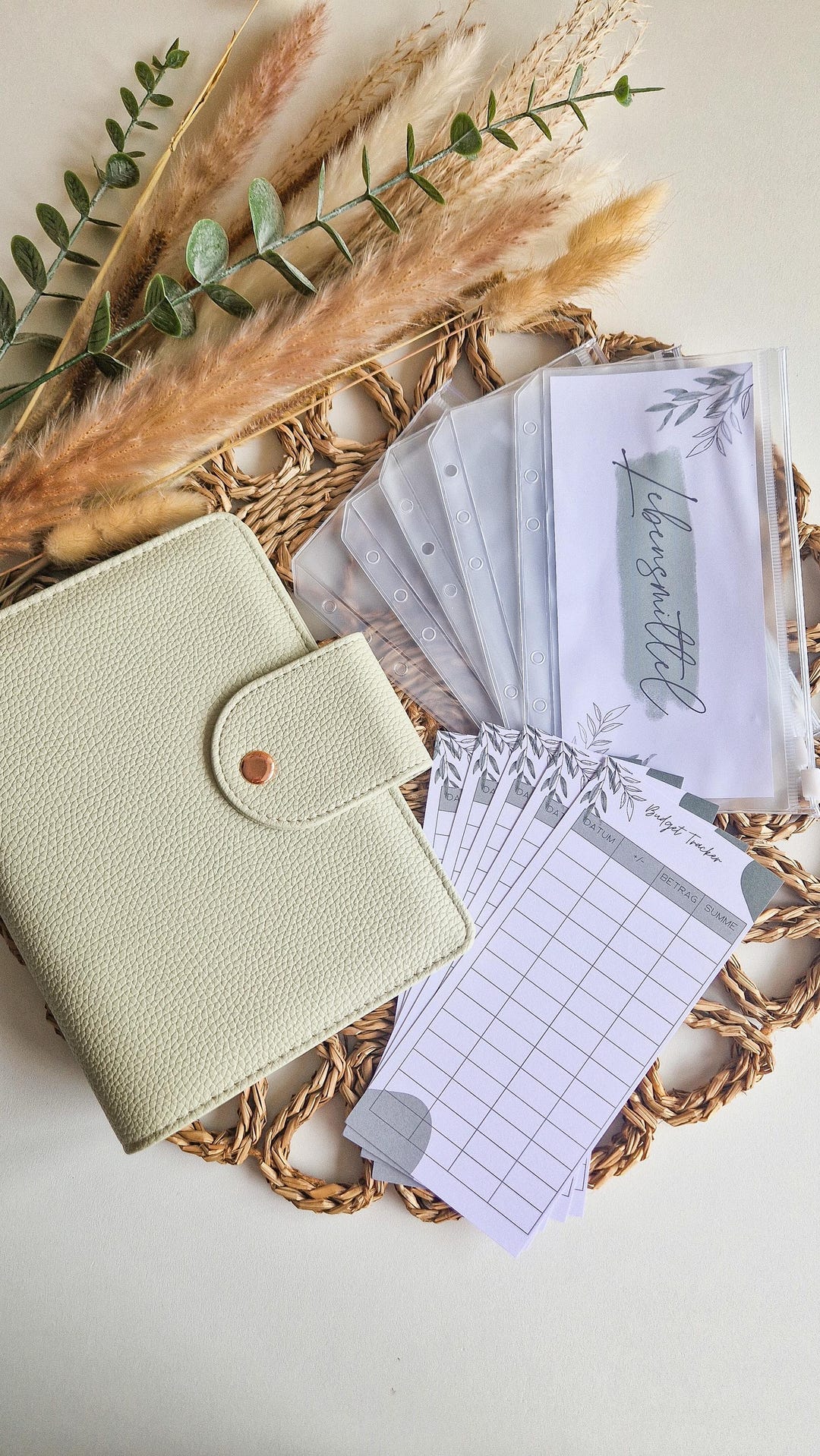 Starter Set Beige Binder Dashboards Inlays Sinking Funds Budget Tracker ...