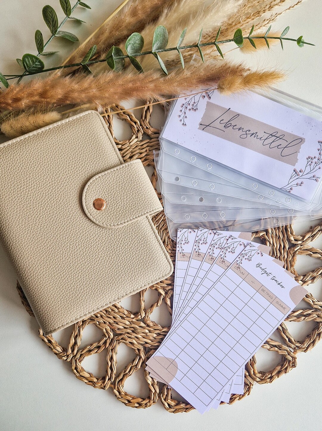 Starter Set Beige Binder Dashboards Inlays Sinking Funds Budget Tracker ...