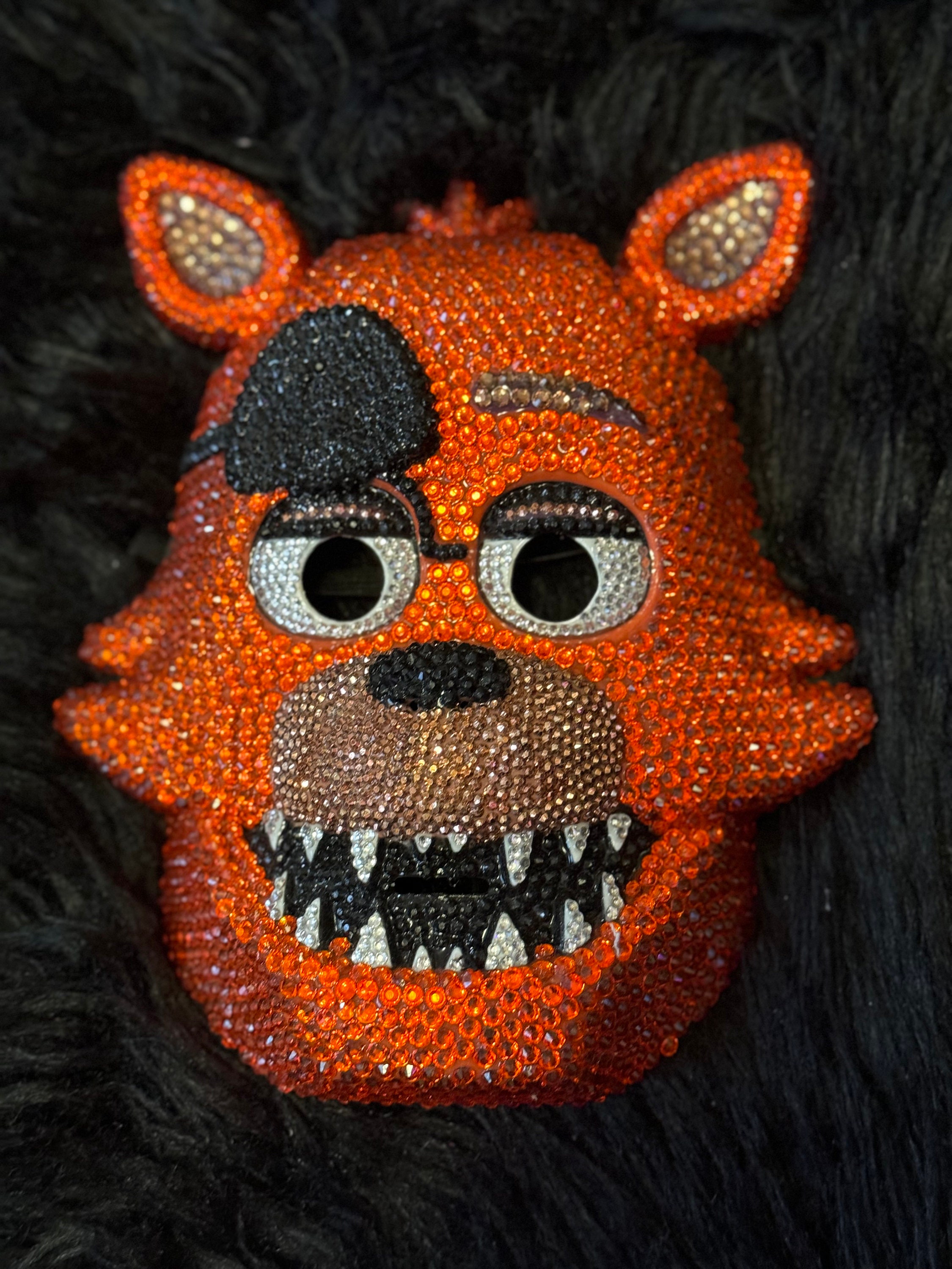 Five Nights at Freddy's Bling Sparkly Foxy Mask - Etsy