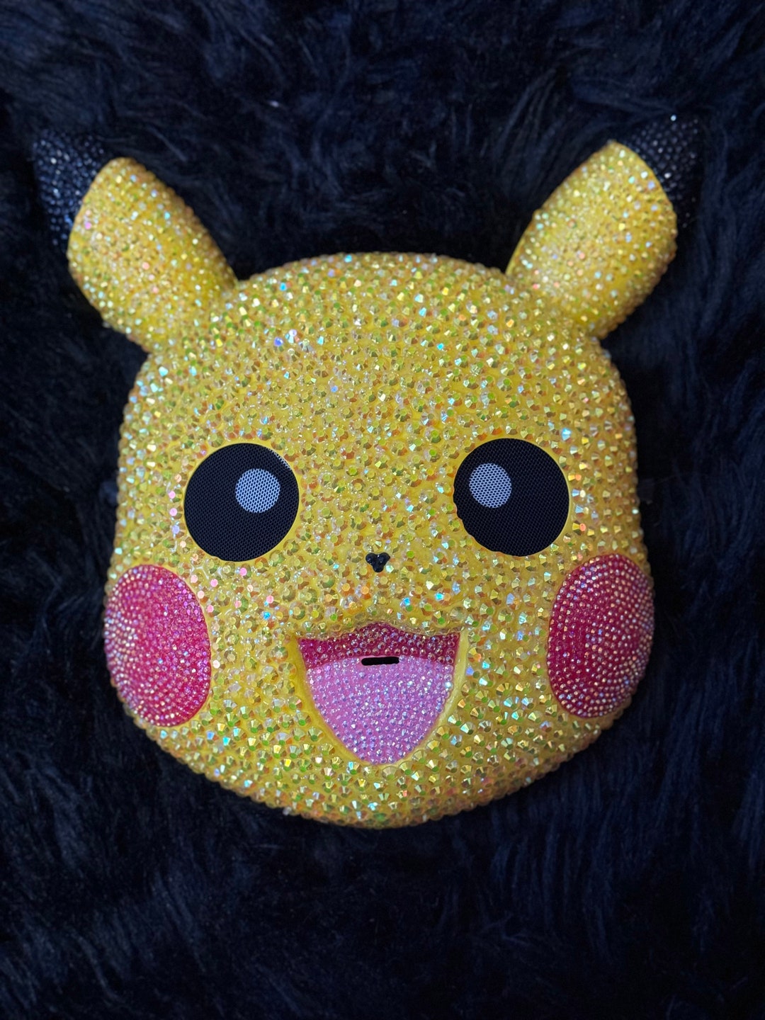 Diamond Bling Pikachu Mask - Etsy