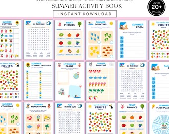 Summer Activities for Kids Summer Kids Activities Summer Sheets for ...