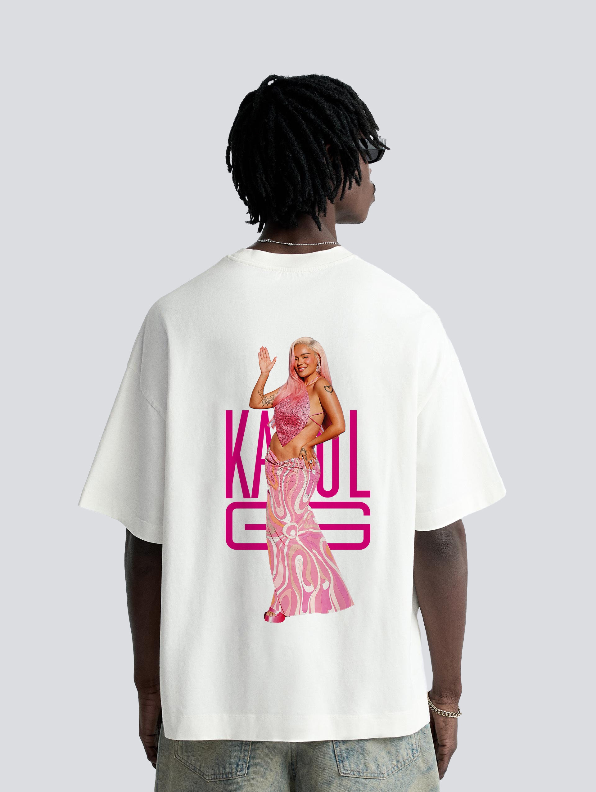 Karol G Pink Hair Png Descarga Digital Sublimación De Archivos, Karol G ...