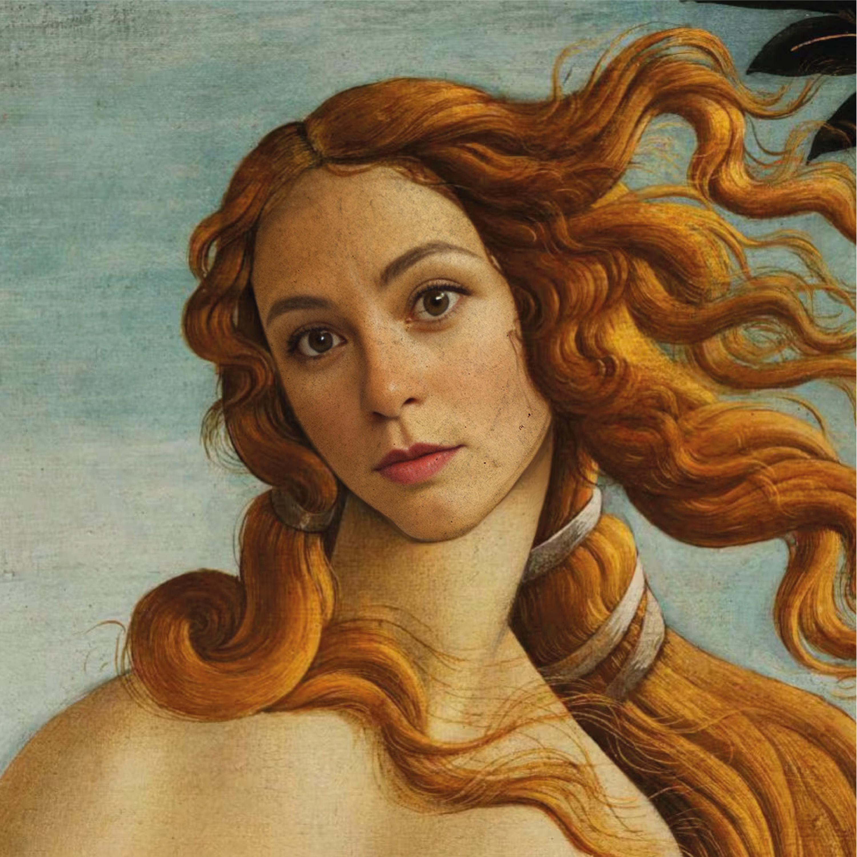 Birth of Venus Face Swap Art Print, Unique Home Decor, Customizable ...