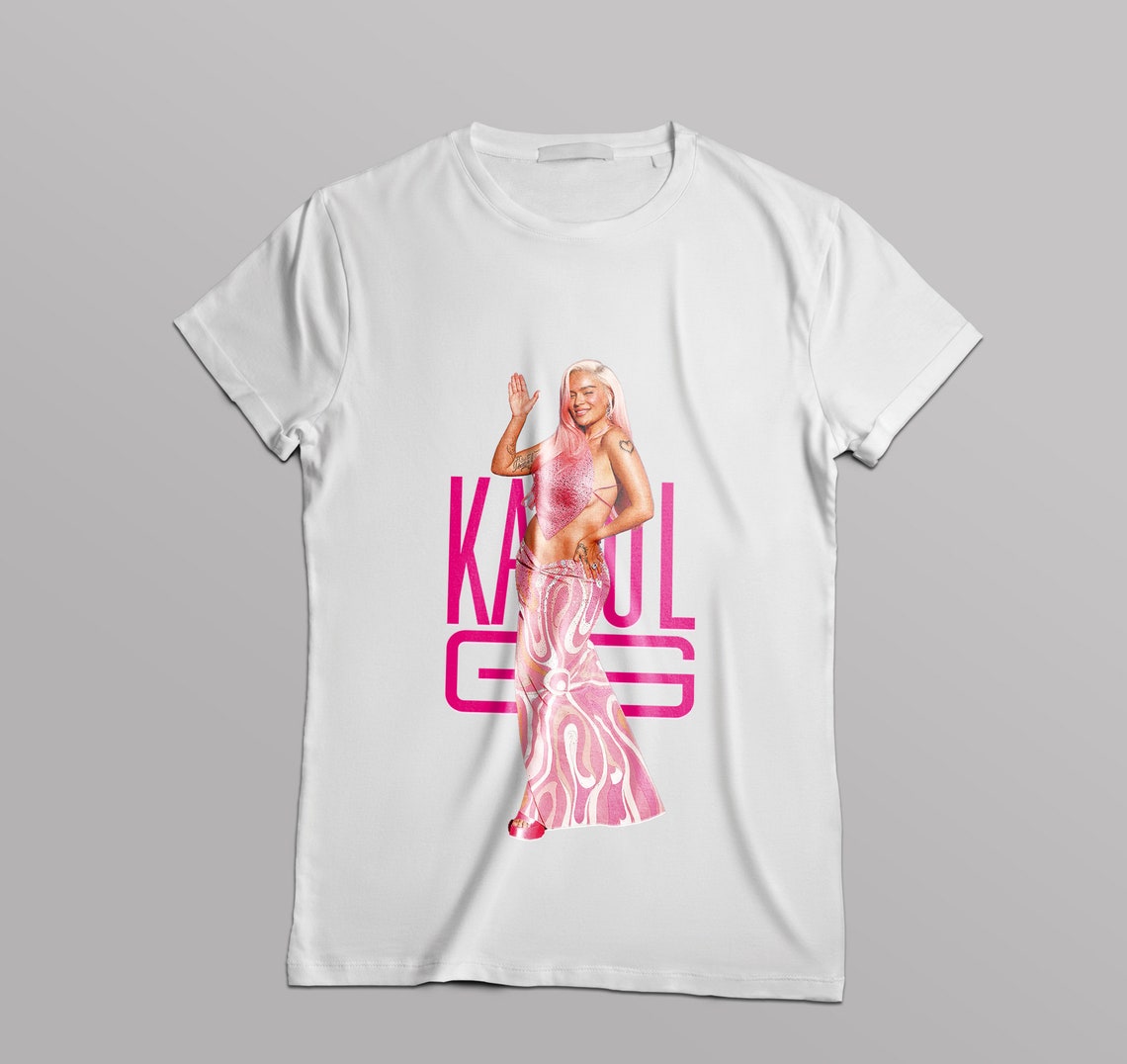 Karol G Pink Hair Png Descarga Digital Sublimación De Archivos, Karol G ...