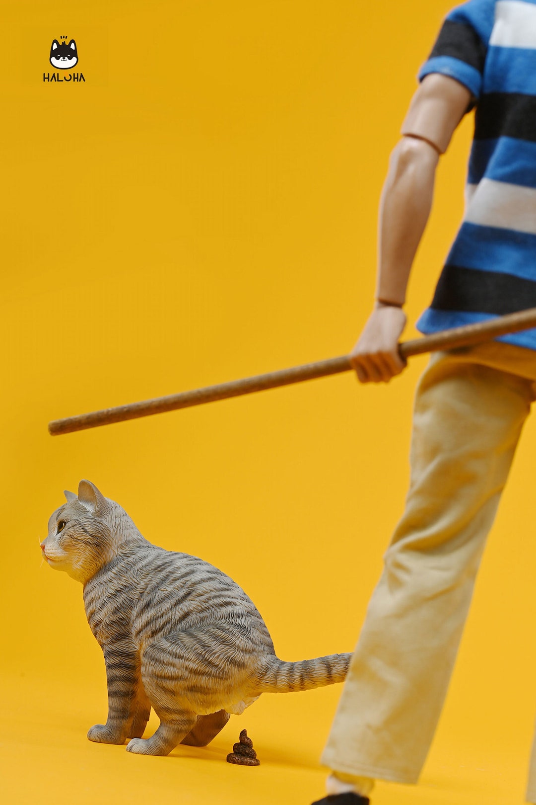 Pooping Cat Table Ornament Car Decoration Cat Lover Gift Cat Figure Car ...