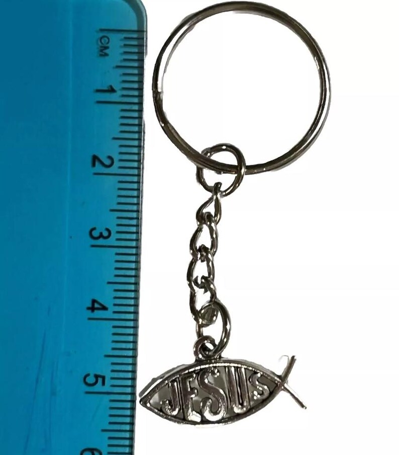Jesus Fish Keychain Christian Symbol of Faith Durable & Elegant Design ...
