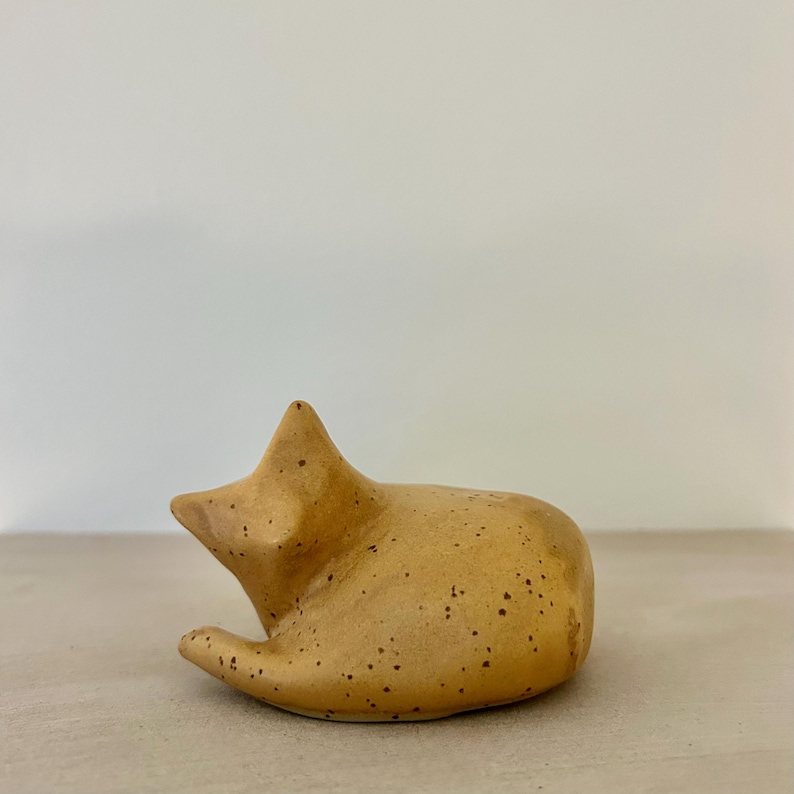 Fox Figurine, Ceramic Fox Sculpture, Gift for Fox Lover, Handmade ...