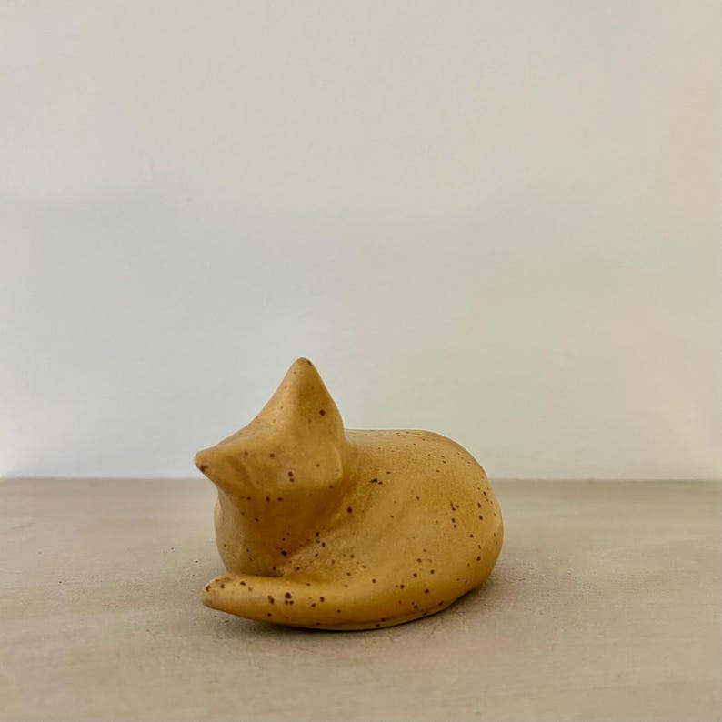 Fox Figurine, Ceramic Fox Sculpture, Gift for Fox Lover, Handmade ...