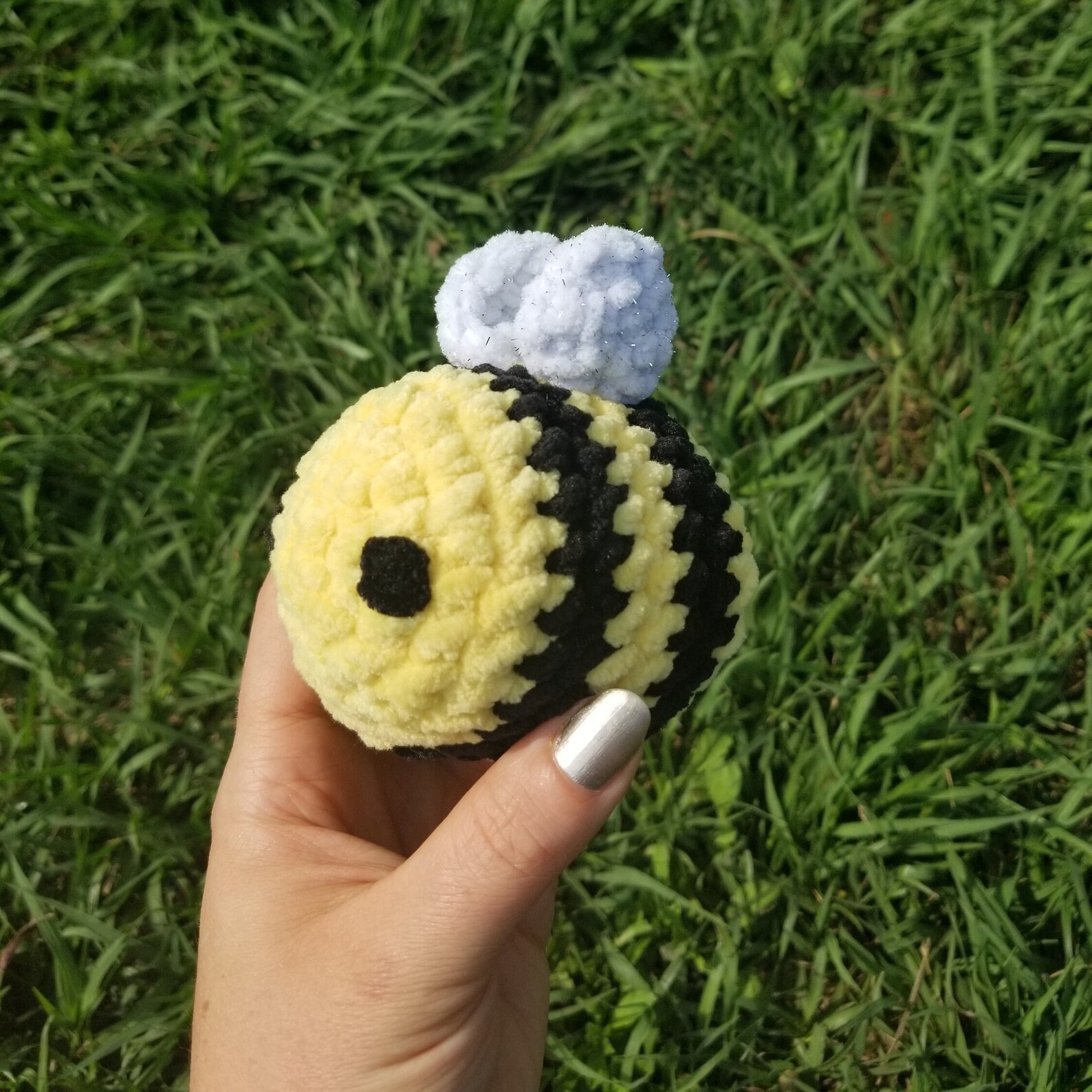 Bee Sparkly Wings Stuffed Animal Washable Plushie Baby Toy Spring - Etsy