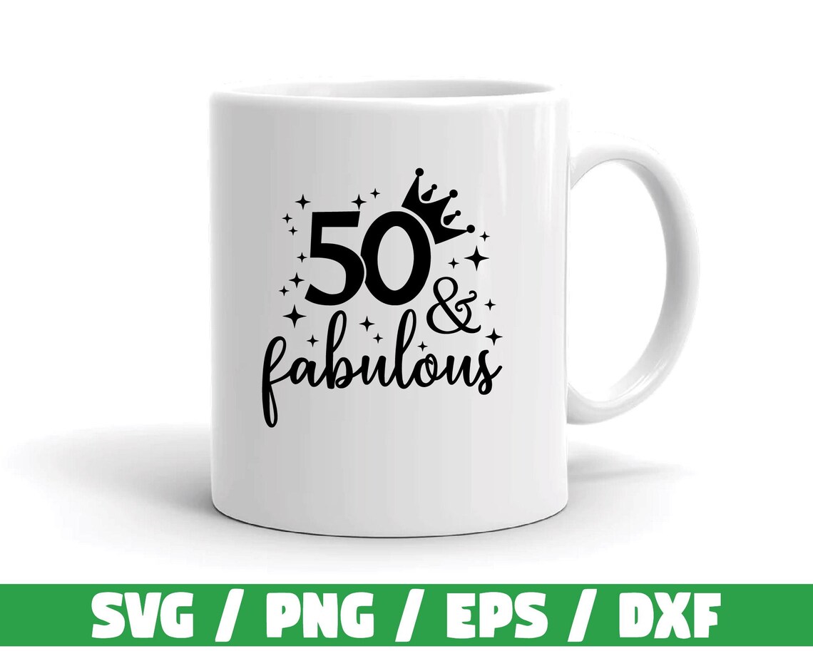 50th Birthday SVG Bundle, 50th Birthday Svg, Vintage 1974 Svg, Fifty ...