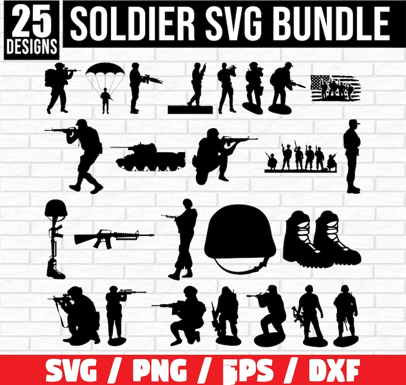 Soldiers Svg Soldiers Cut Files Military Svg, Military Svg Bundle ...