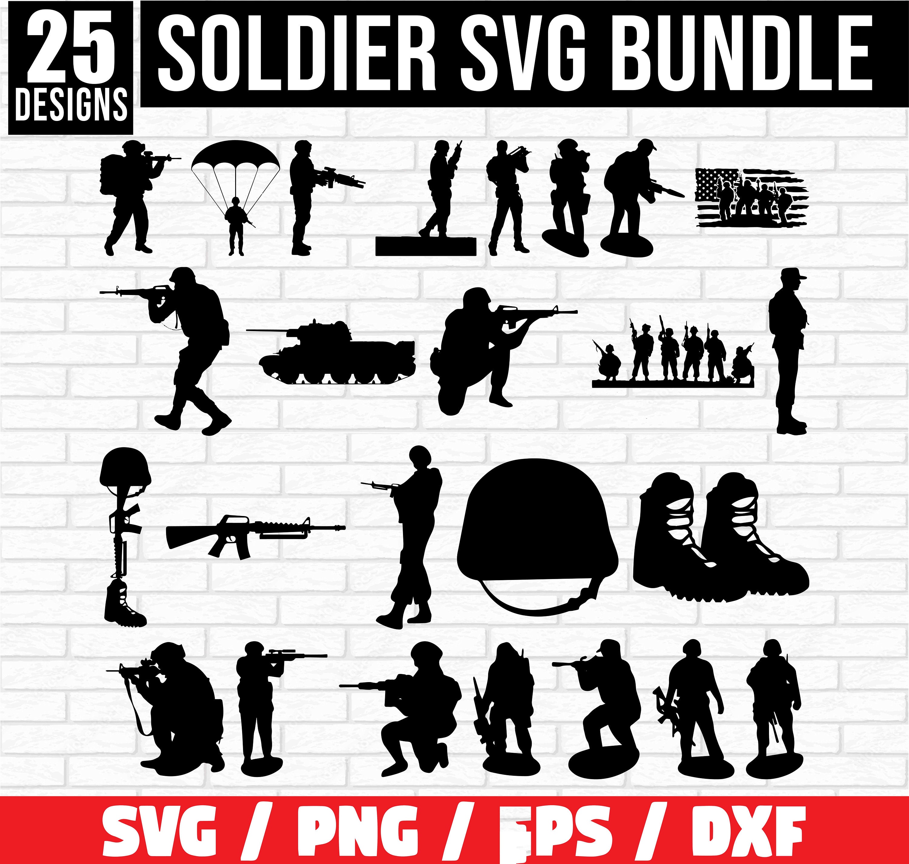 Soldiers Svg Soldiers Cut Files Military Svg, Military Svg Bundle ...