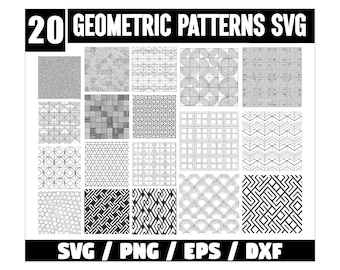 Patterns Svg Bundle, Floral Pattern Svg, Lines Pattern Svg, Seamless ...