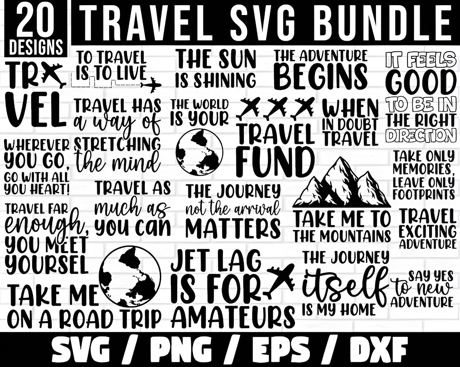 Travel Svg Bundle, Adventure Svg, Travel Svg, Family Trip Vacation SVG ...