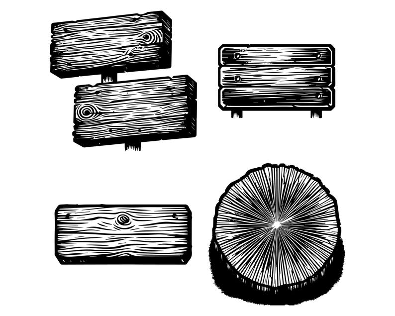 Wood Sign Svg Bundle, Wood Board Svg, Board Pattern Svg Png, Wood Sign ...