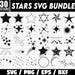 Star Svg Bundle, Sparkling Stars Svg, Star Icons, Celestial Cricut ...