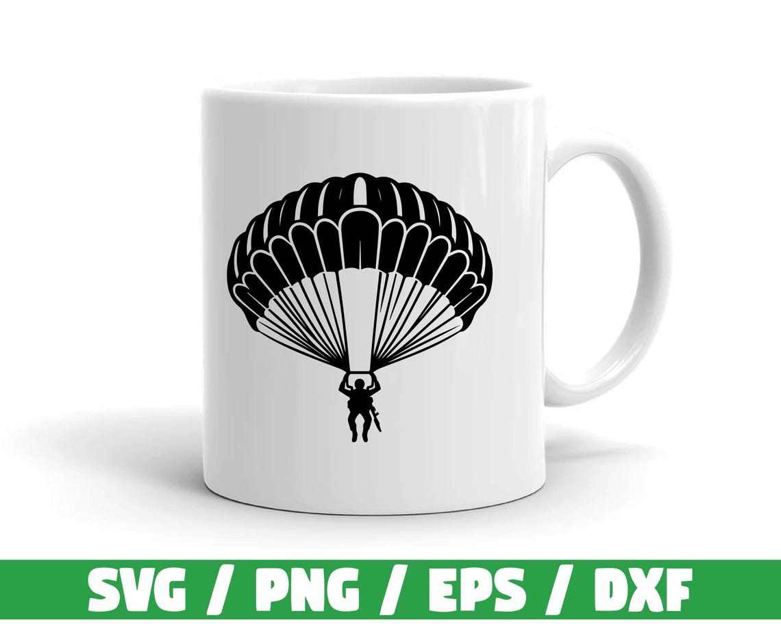 Parachute Svg Bundle, Paramotor Png, Paramotor Pilot Svg, Parachute ...