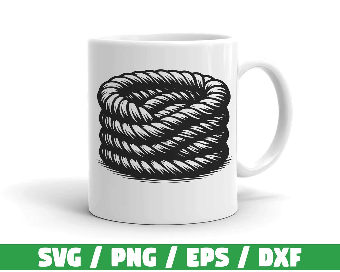 ROPE SVG BUNDLE, Rope Png, Rope Silhouette, Rope Black Svg, Rope Eps ...