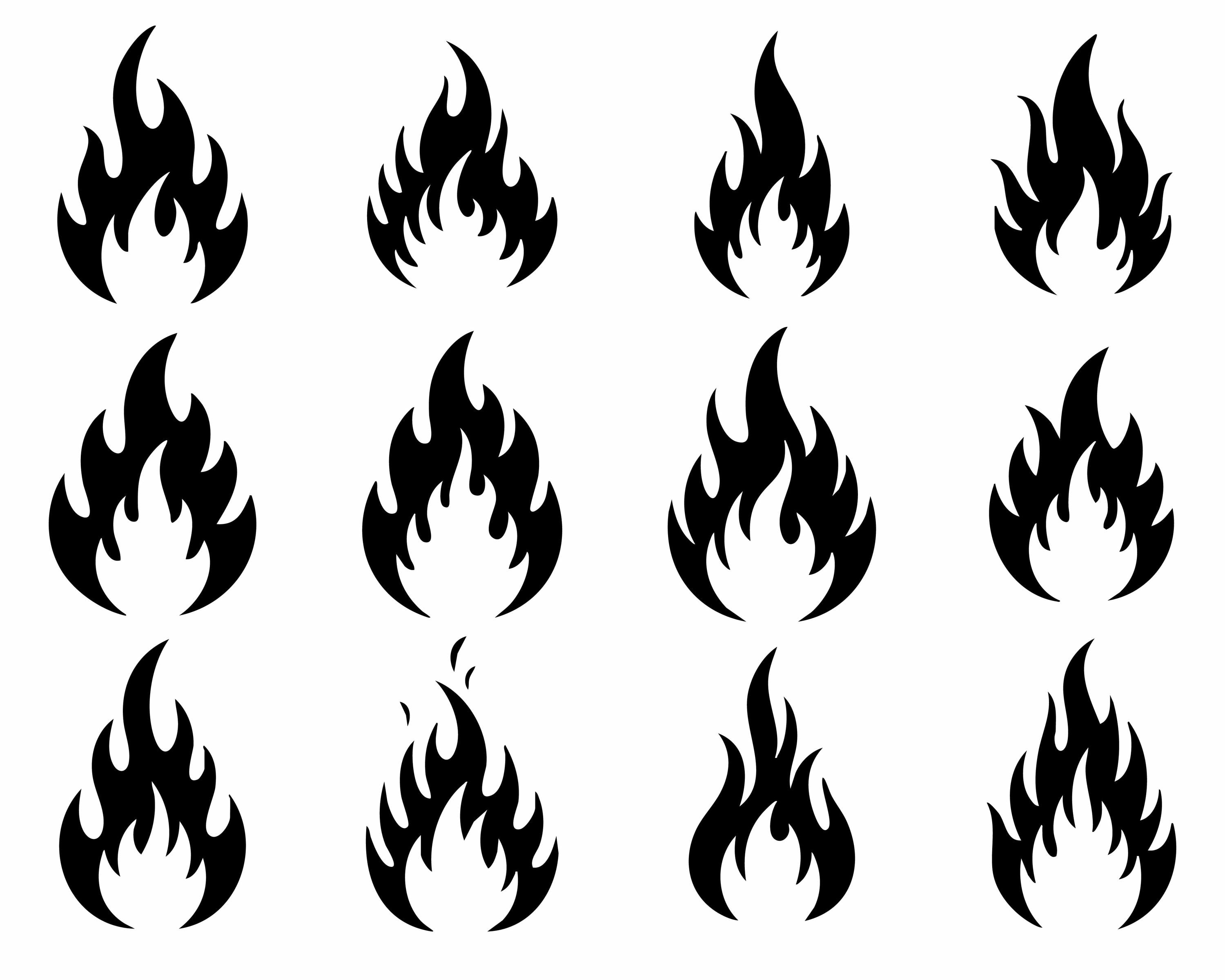 Fire Flame SVG Bundle, Flames Frame Svg, Fire Frame Svg, Fire Png, Fire ...