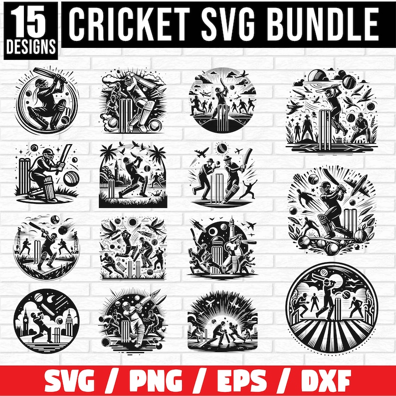 Cricket Svg Bundle, Cricket Svg, Cricket Silhouette, Cricket Clipart ...