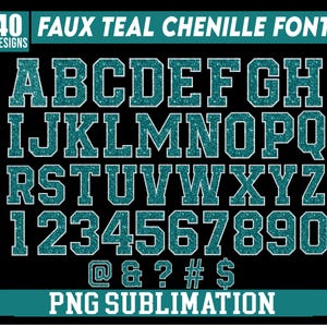 Chenille Alphabet Png Bundle, PNG Clipart Bundle Alphabet Pack ...