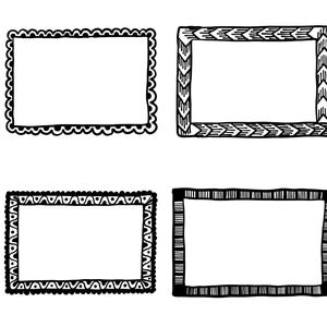 Rectangle Frame Svg Bundle, Rectangle Frame Png, Rectangle Clipart ...