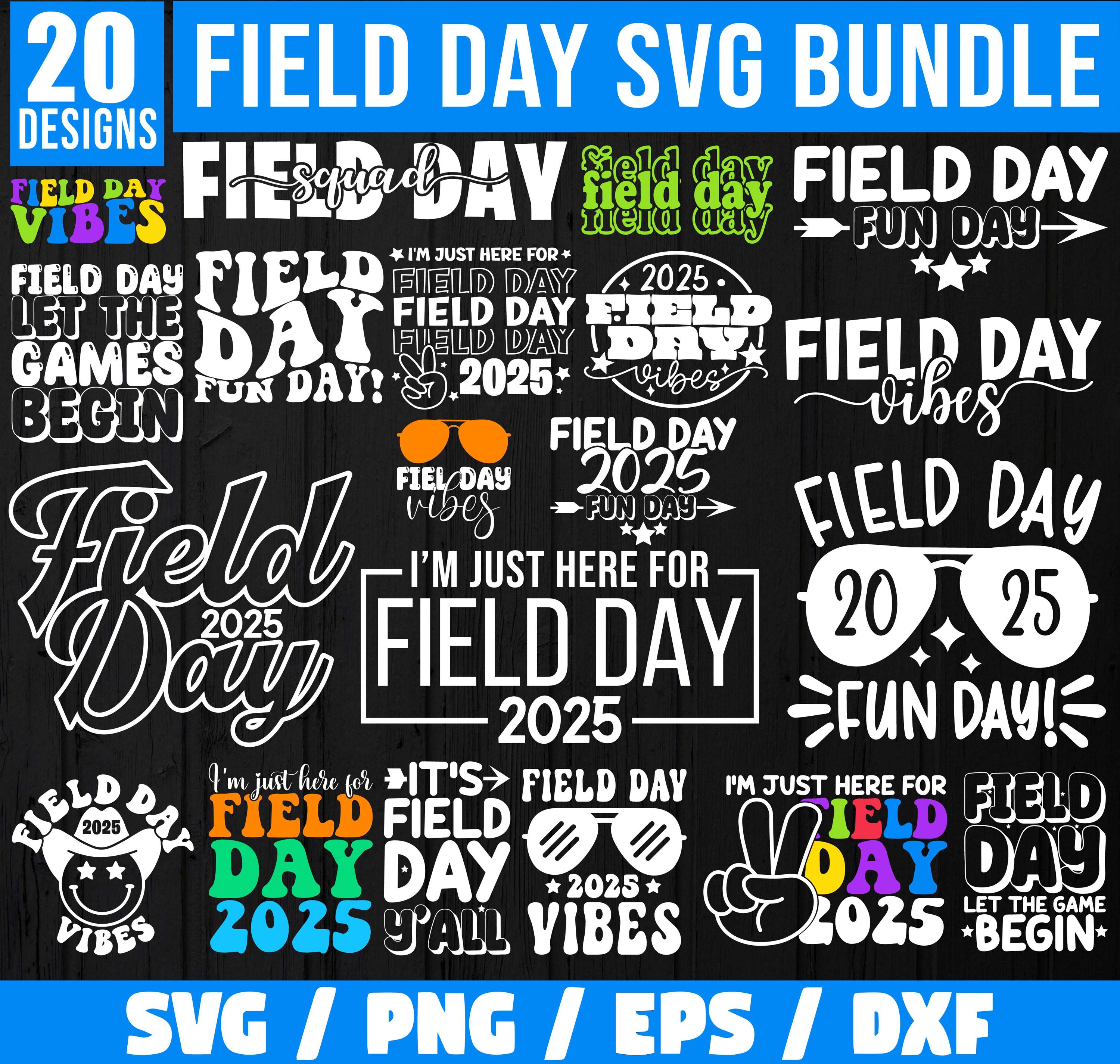 Field Day SVG 2025 Bundle, School Field Day, Teacher Svg, Field Day Svg ...