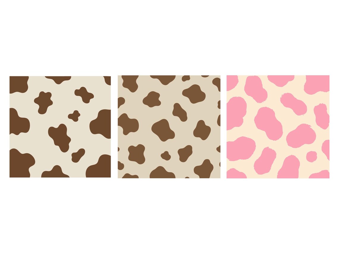 Cow Print Svg Png Bundle, Cow Texture Svg, Farm Animal Png, Cow Print ...
