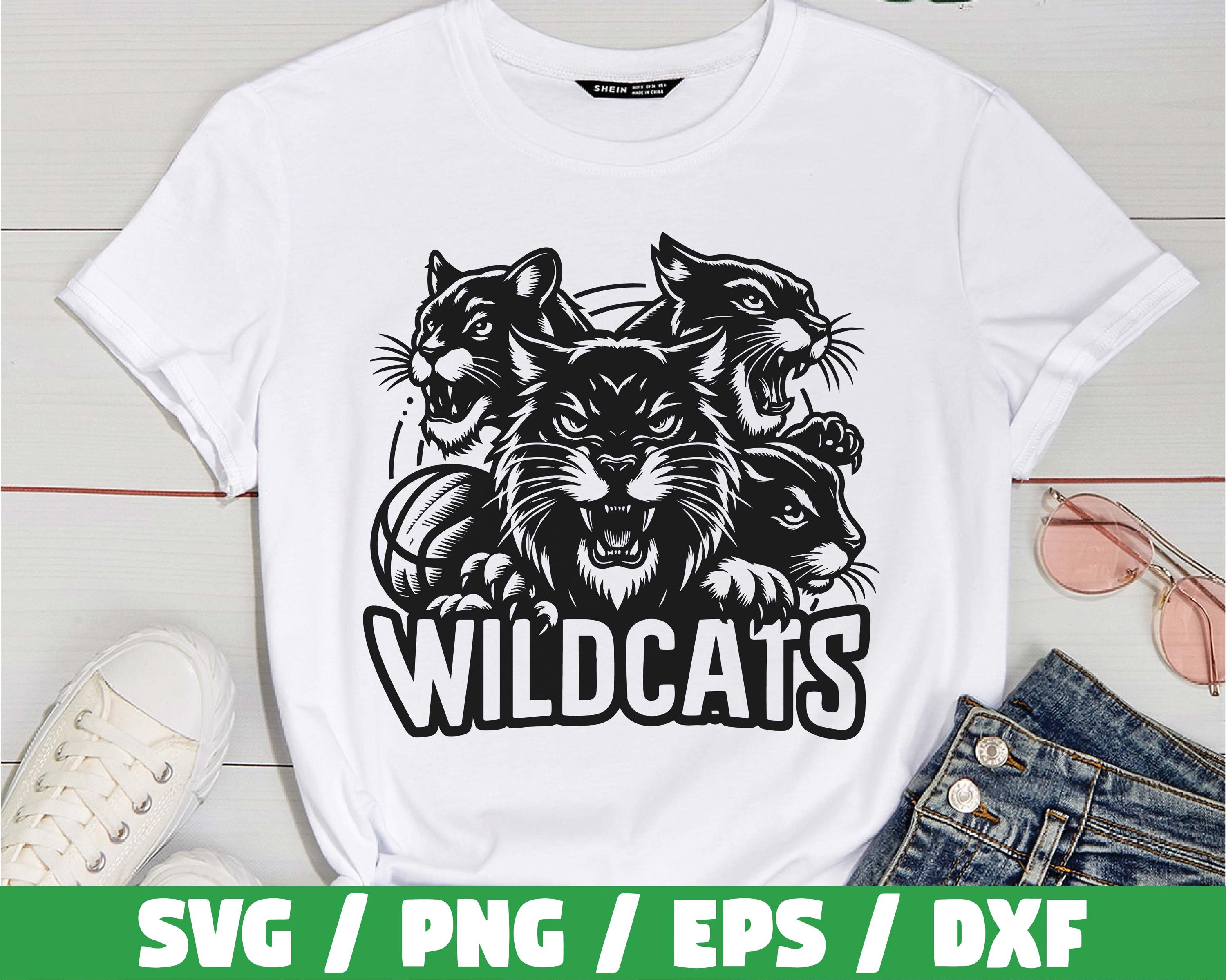 Wildcats Svg Bundle, Wildcats School Spirit Shirts, Wildcat Shirt Svg ...