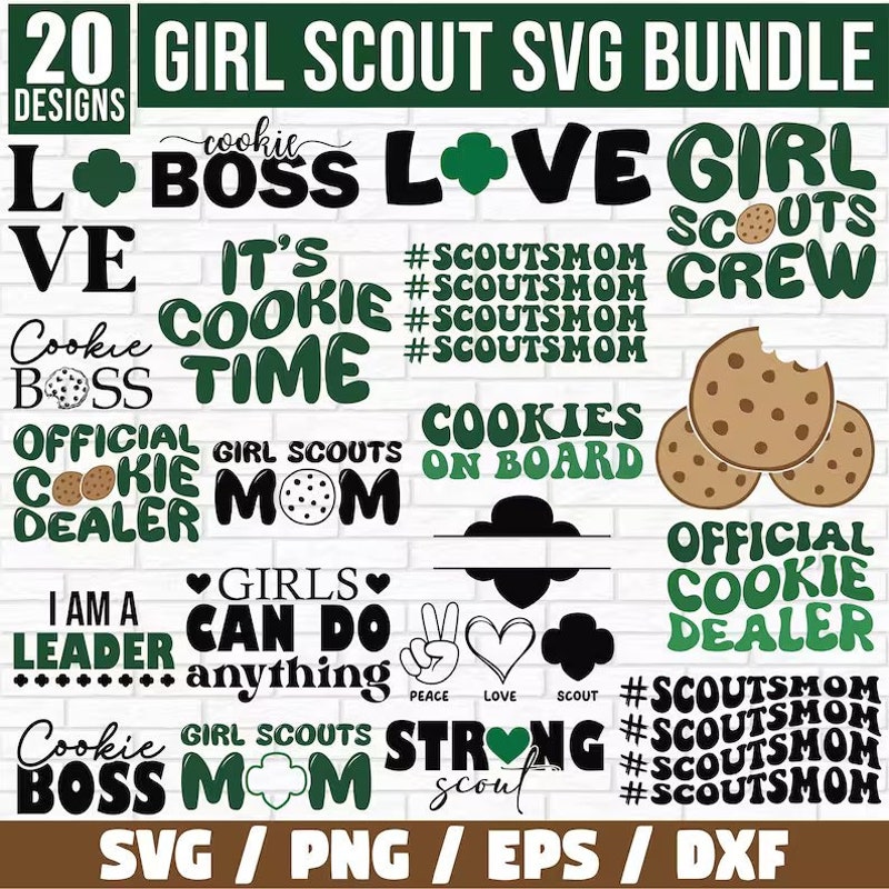 Girl Scout Svg - Etsy