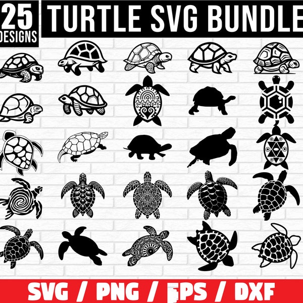 Turtle Cricut - Etsy