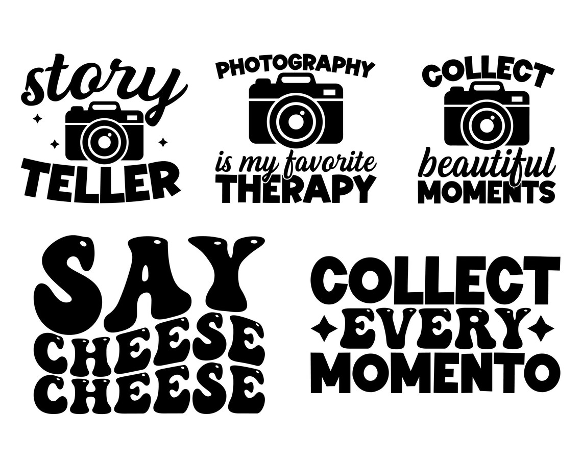 Photography SVG Bundle, Camera SVG, Photoshoot Svg, Photography Quotes ...