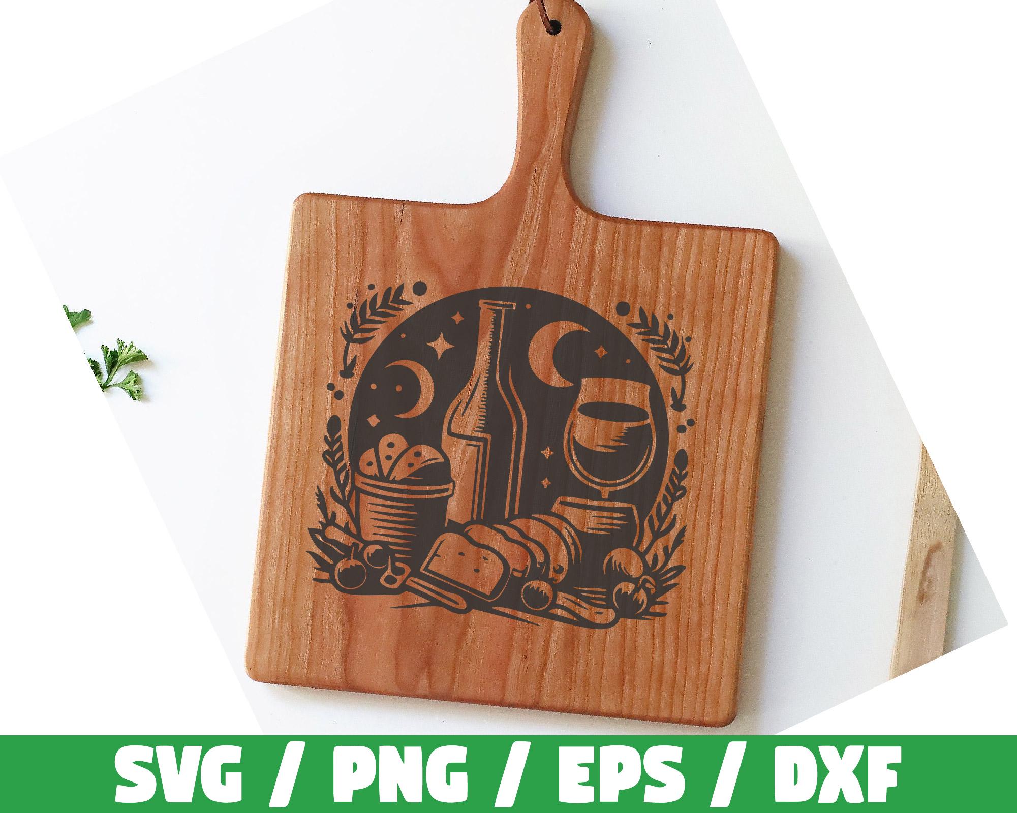 Christmas Charcuterie Board Files Cutting Board Designs Wine and Cheese ...