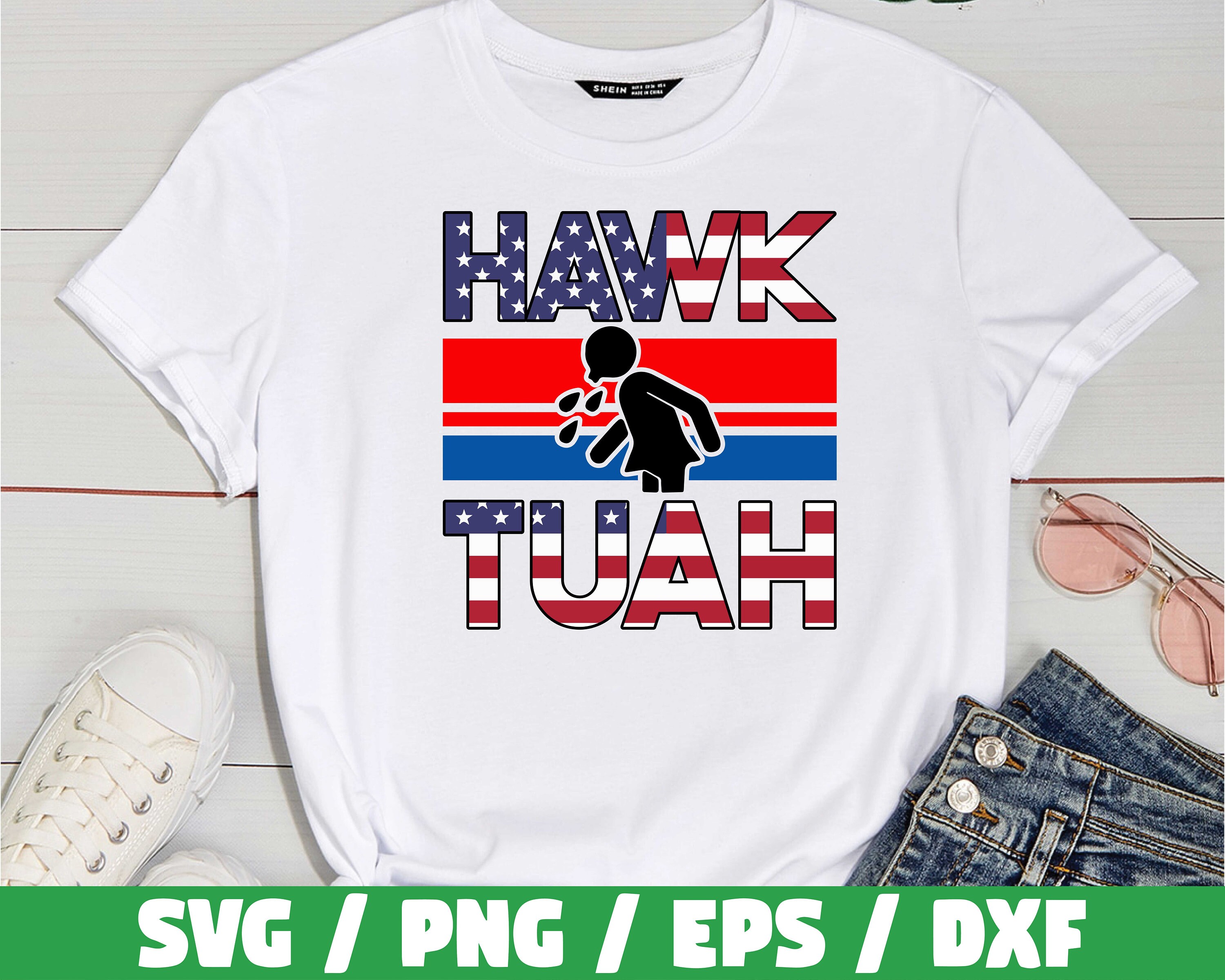 Hawk Tuah SVG Bundle, Hawk Tuah Spit on That Thang Svg Png, Give'em ...