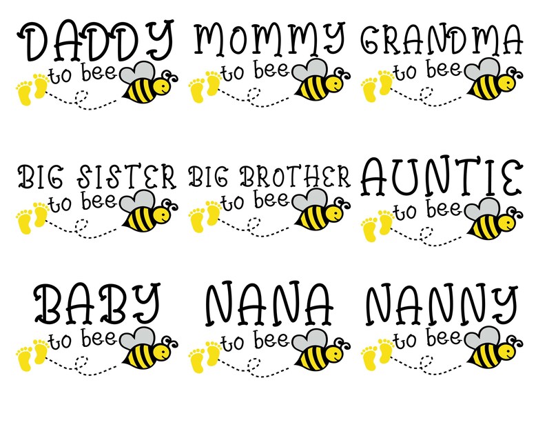 Baby Bee SVG Bundle, Pregnant Svg, Pregnancy Svg, Mama to Be Svg ...